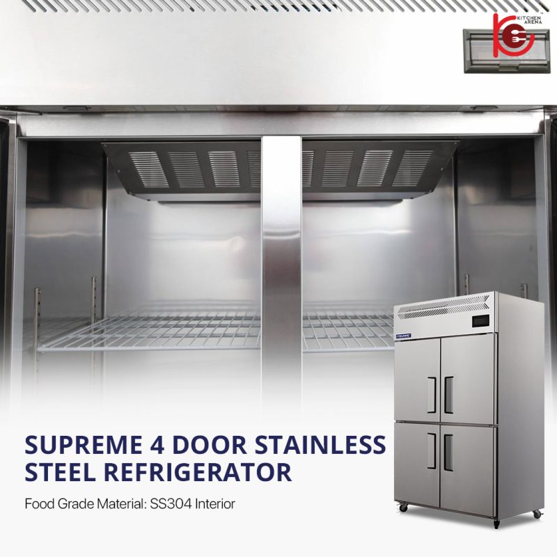 4 Half Door Upright Chiller – Frezmac